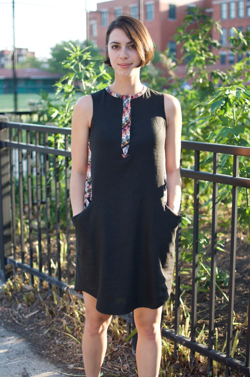 Victory Patterns Hannah Dress in Linen – Sewing & Cocktails